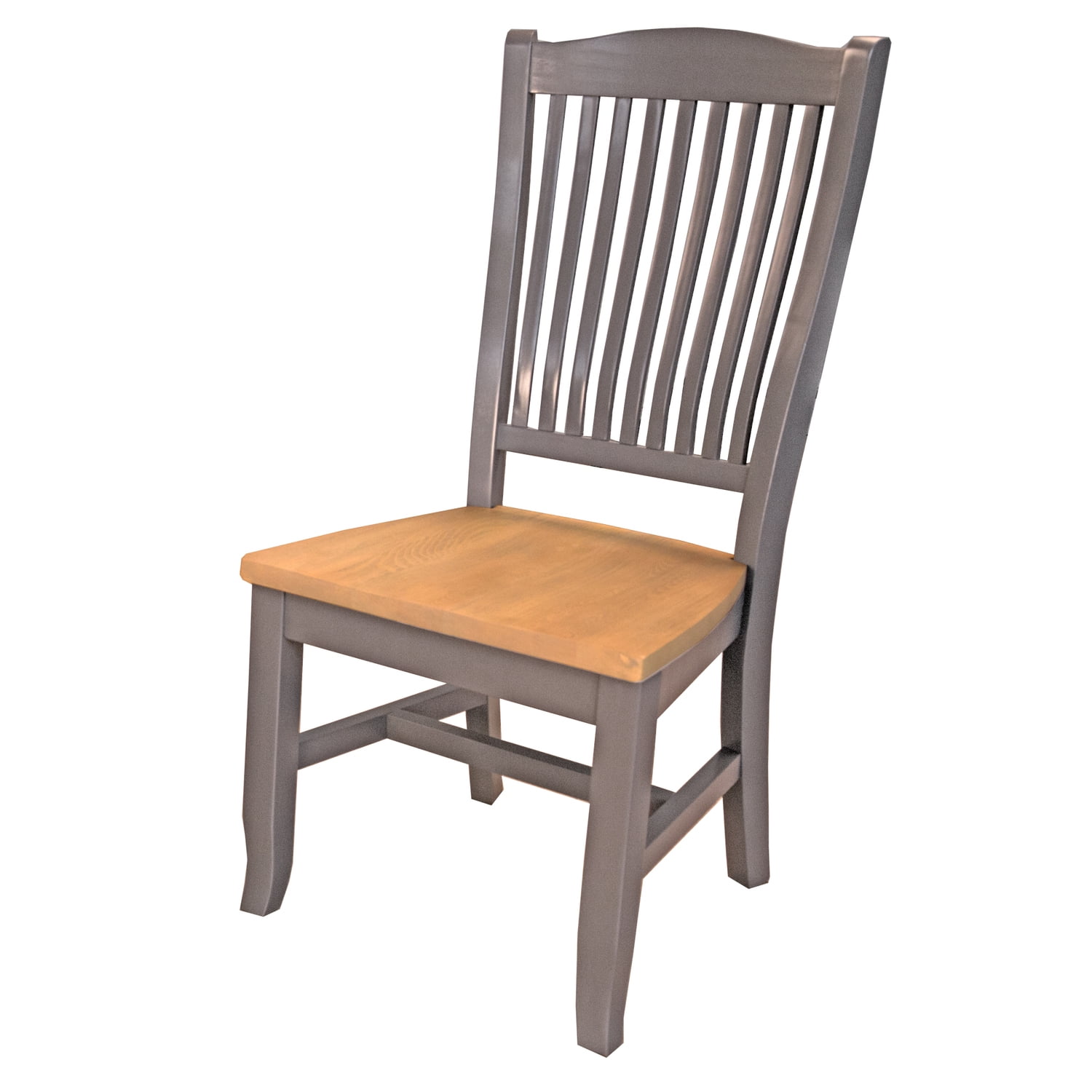 A-America Solid Pine Port Townsend Rustic Kitchen Slat Back Dining ...