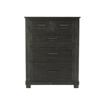 A-America Glacier Point 7 Drawer Solid Wood Tall Chest in Gray Stone ...