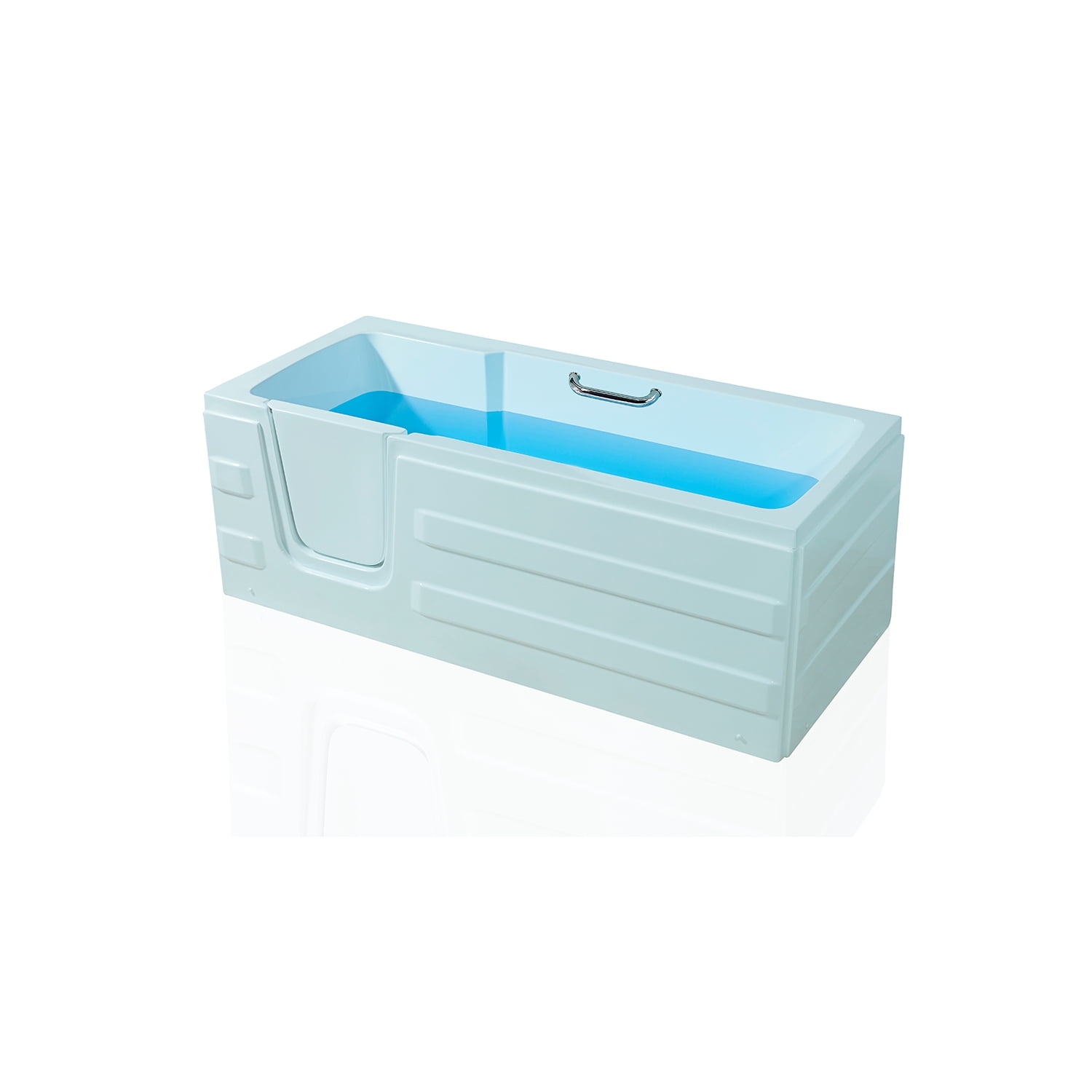 A And E Bath And Shower Tundra-BLK 66" Free Standing Acrylic Soaking ...