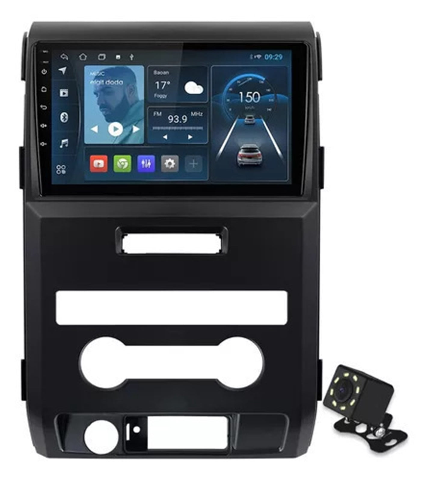 A Android Stereo Compatible with Camera Gps Bt Ford Lobo F-150 ...