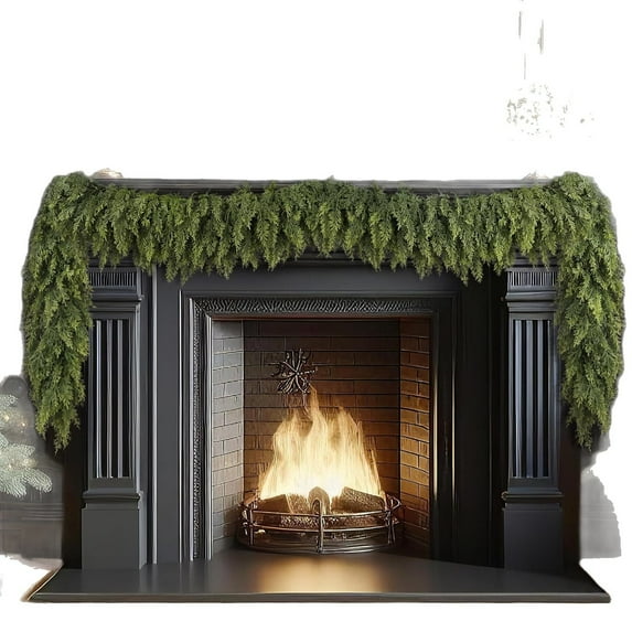 A Artificial Norfolk Faux Vines Garland Soft Material For Front Door ...