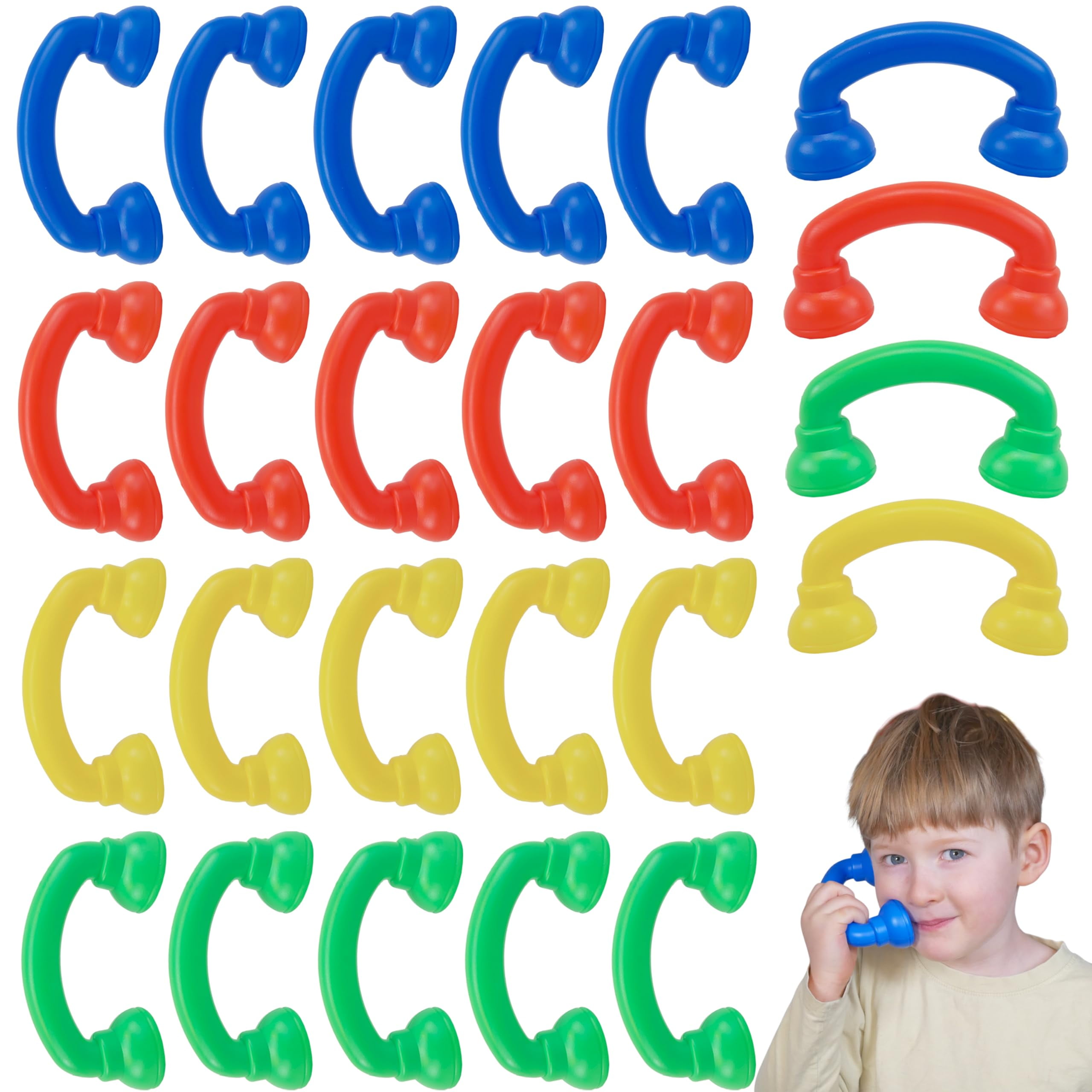 A+ Assets Reading Whisper Phones - Bulk 24-pc Classroom Pack - Reading ...