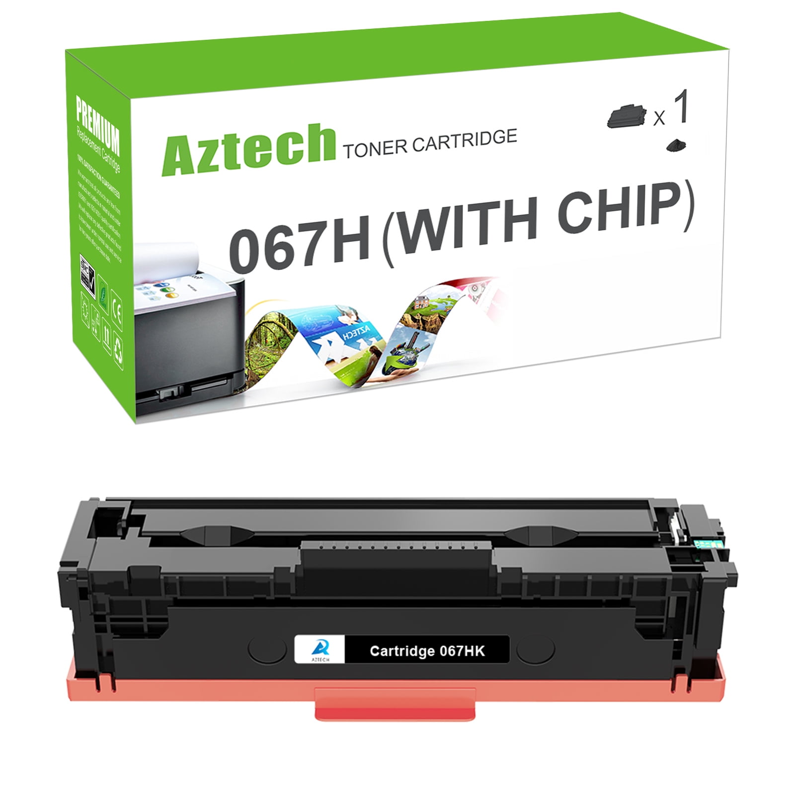 A Aztech 067H 067 Toner Cartridge Compatible for Canon 067H High Yield ...