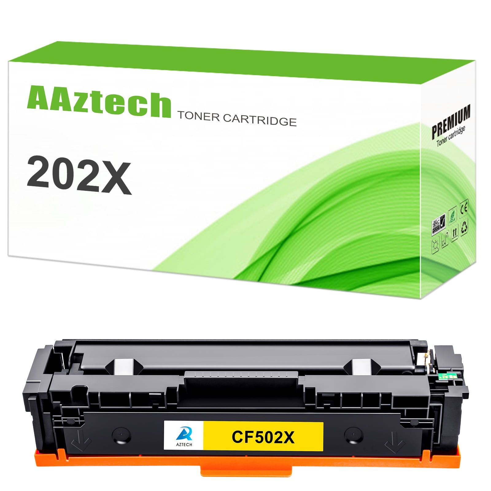 A Aztech 1-Pack Compatible for HP 202X CF502X Toner Cartridge Work with ...