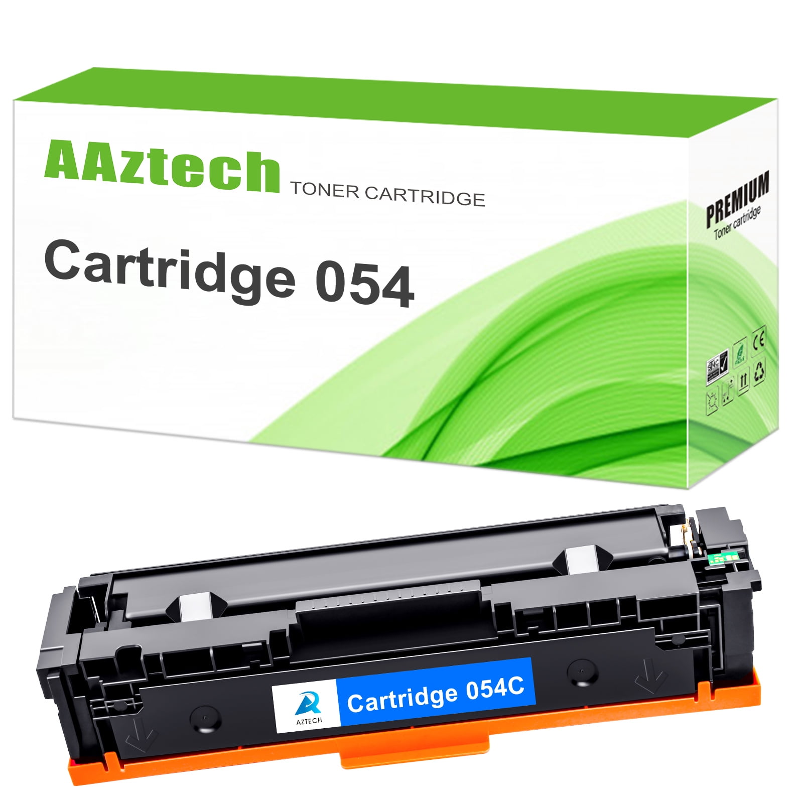 A Aztech 1-Pack Compatible Toner Cartridge for Canon 054 CRG-054 ...