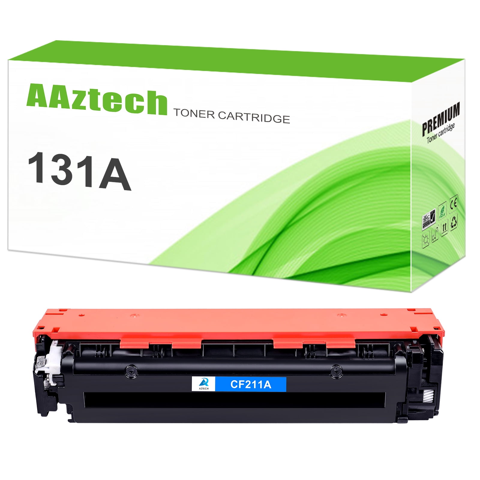 A Aztech 1-Pack Compatible Toner Cartridge for CF211A 131A LaserJet Pro ...
