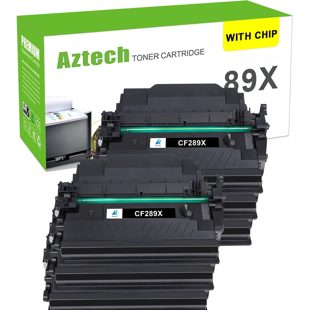 A Aztech 6-Pack (with CHIP) Compatible for HP 89A CF289A 89X CF289X ...