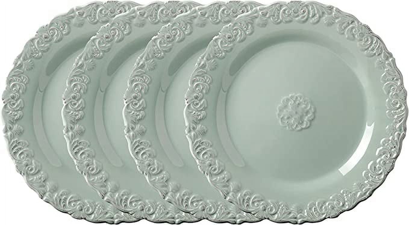 A&B Home 10" Porcelain Dinner Plates,Ceramic Pasta Salad Steak Plate ...