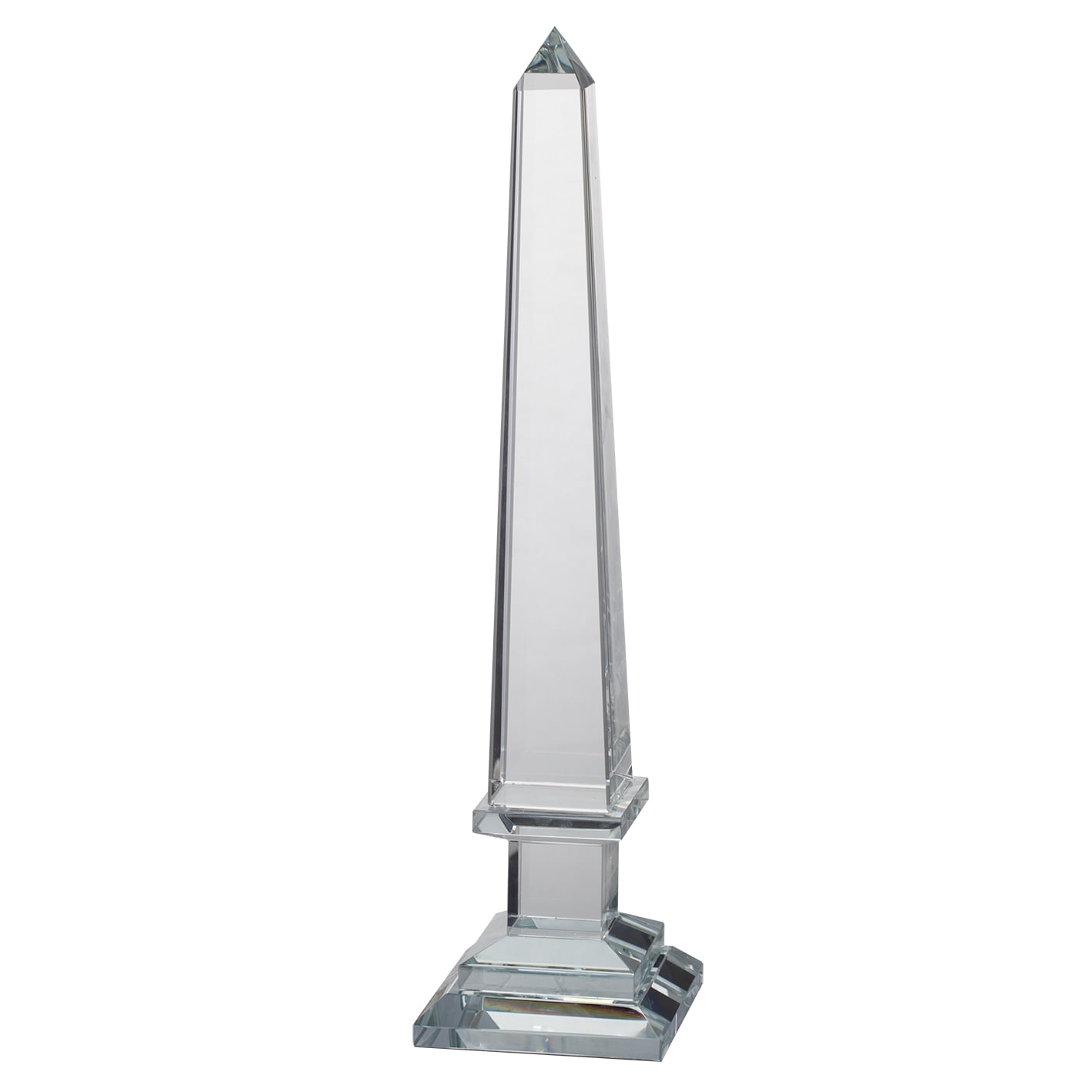 A&B Home Anthony Venetucci Clear Glass Obelisk - Walmart.com