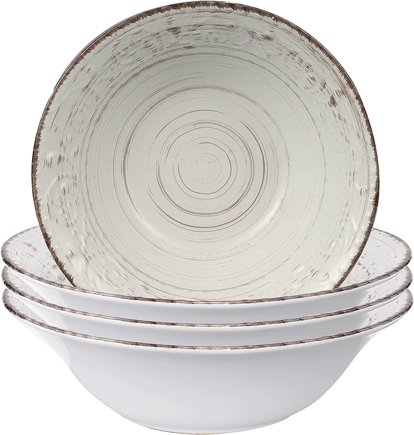 A&B Home Large Serving Bowl Set - 10" Salad Bowl Pasta Fruit Bowl for ...