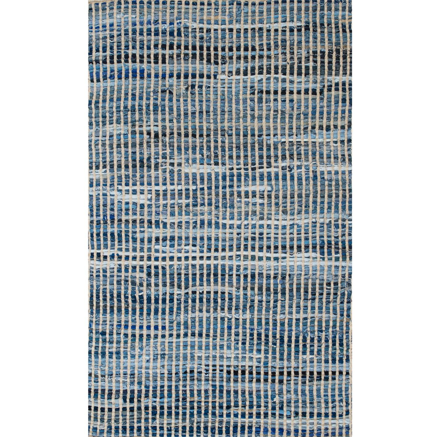 A&B Home Small Stripe Shuttle Weave Durrie with Hamming 24 x 36 ...