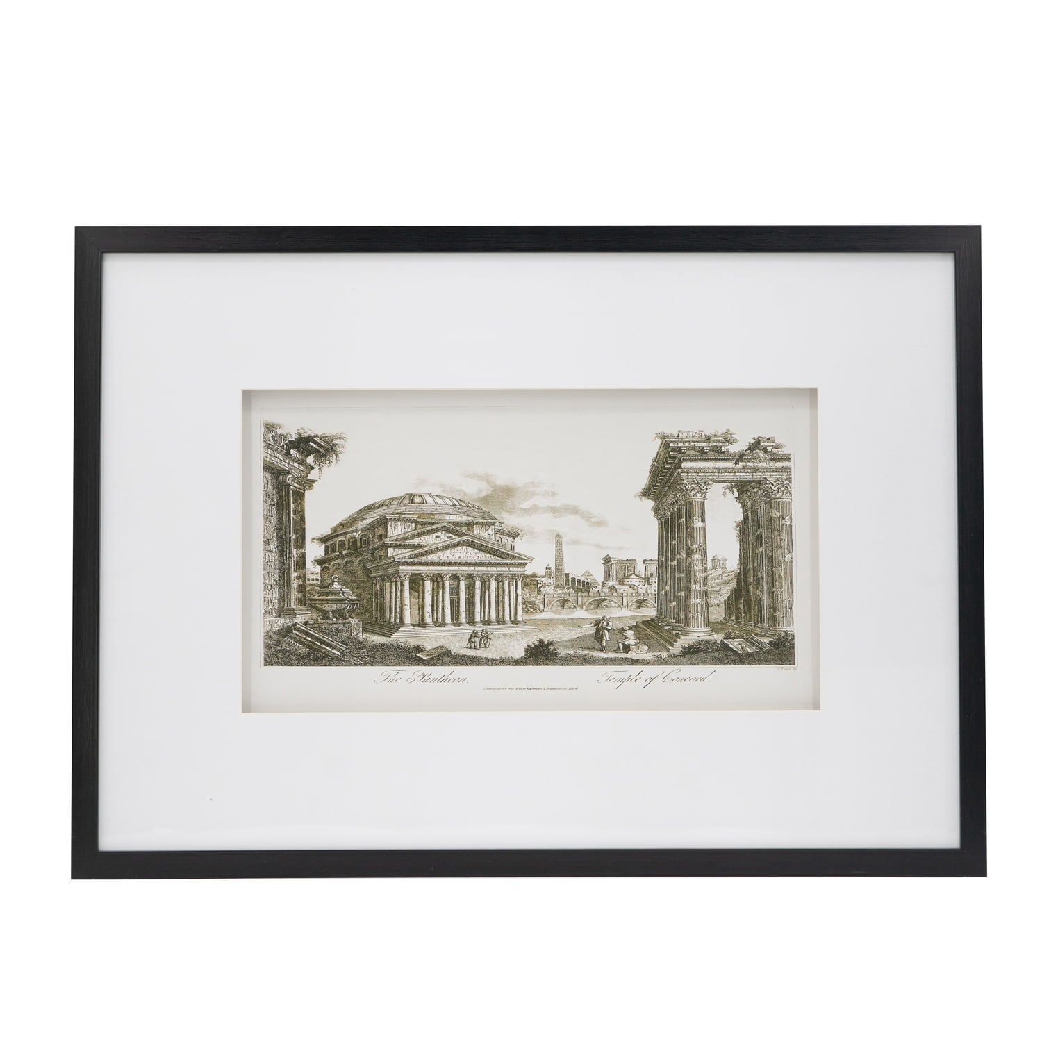 A&B Home Smithsonian - The Pantheon Temple of Concord Framed ...