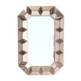 A&B Home Wall Mirror-Color:Rose Gold,Style:Modern Chic - Walmart.com