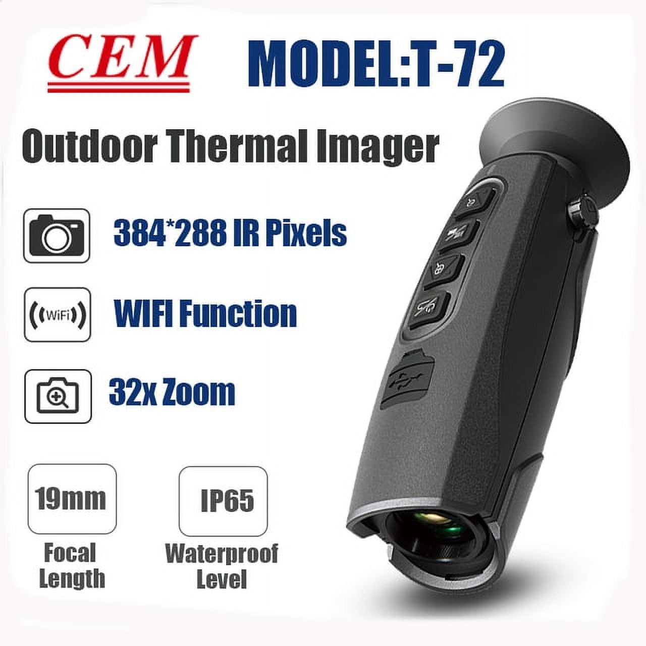 A-BF Infrared Thermal Imager Hunting Monocular Night Vision Thermal ...