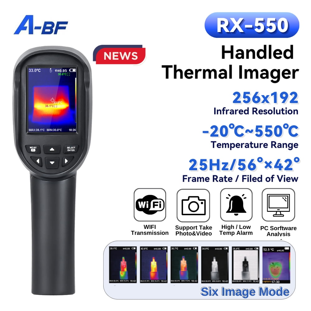 A-BF RX-550 & Hti HT-06 Infrared Thermal Imager Handheld Thermometer ...