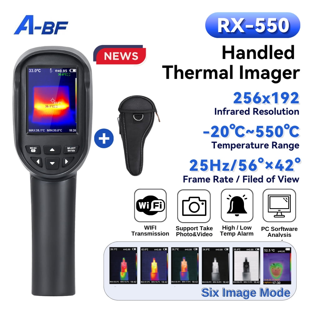 A-BF RX-550 & Hti HT-06 Infrared Thermal Imager Handheld Thermometer ...