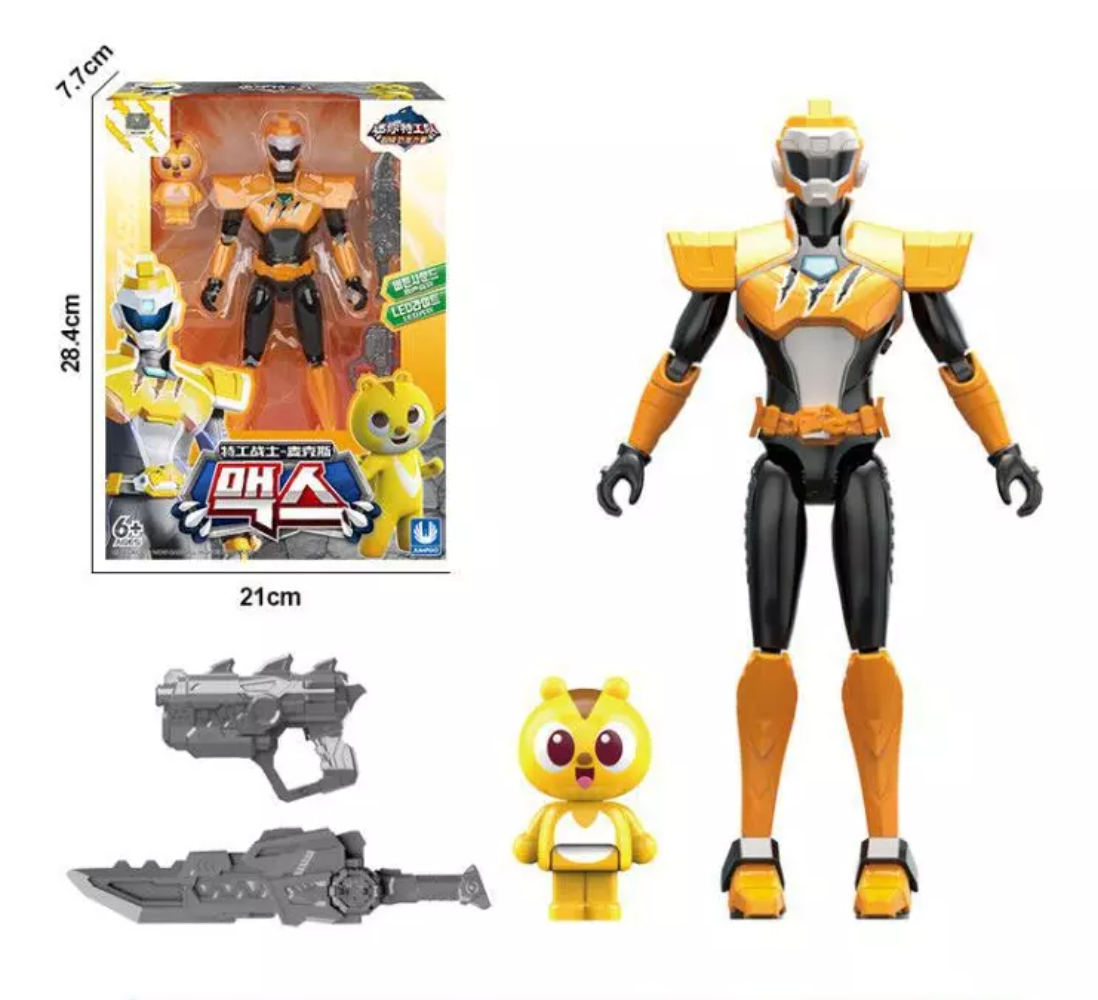 A+BOX Miniforce Gyro Squad Toys | Volt, Max & Lucy Spinning Battle ...