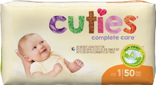 A Baby Diapers, Size 1 - Bag of 50 - Walmart.com