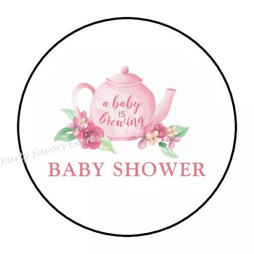 A Baby Is Brewing Baby Shower Sticker Party Favor Sticker Envelope ...