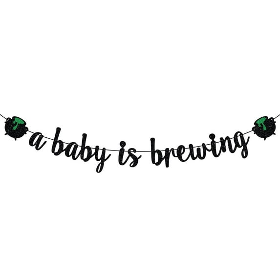 A Baby is Brewing Banner, I Smell Children, Baby Shower Sign, Halloween ...