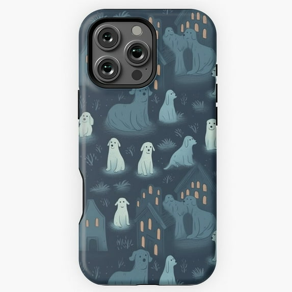 A Bark from Beyond Spooky Dog Phone Case for iPhone 16 15 14 13 12 11 ...