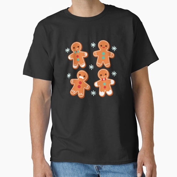 A Batch Of Holiday Gingerbread Cookies, Sweet Treats Unisex T-Shirt, up ...