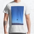 A Beautiful View Of A Bird Flying In The Blue Sky Classic T-shirt ...