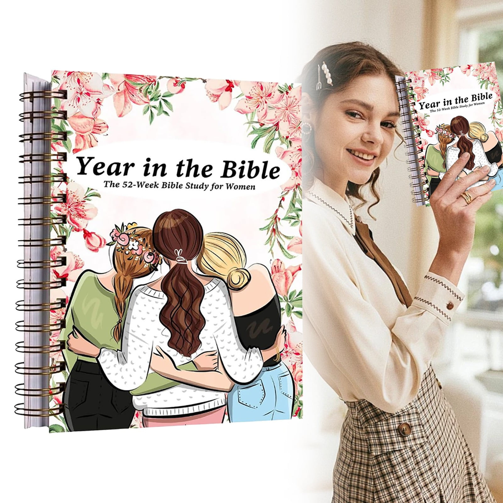 A Beautiful Year in The Bible,The 52-Week Bible Study for Women Spiral ...
