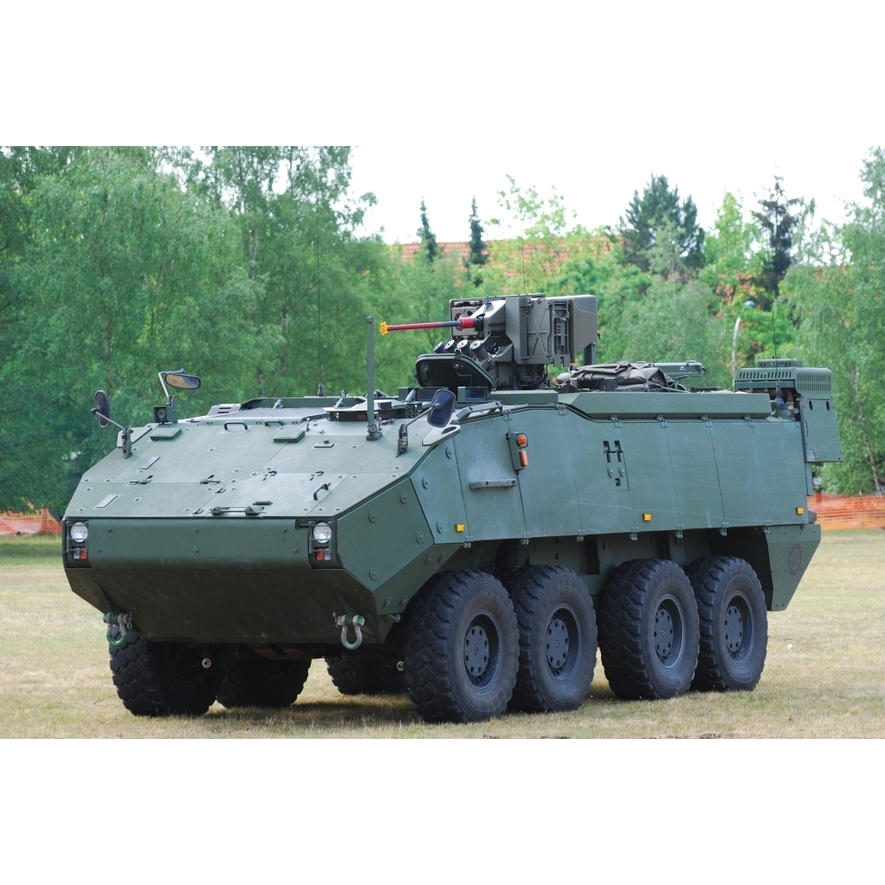 A Belgian Army Piranha IIIC with the FN Arrows Remote Weapon System ...
