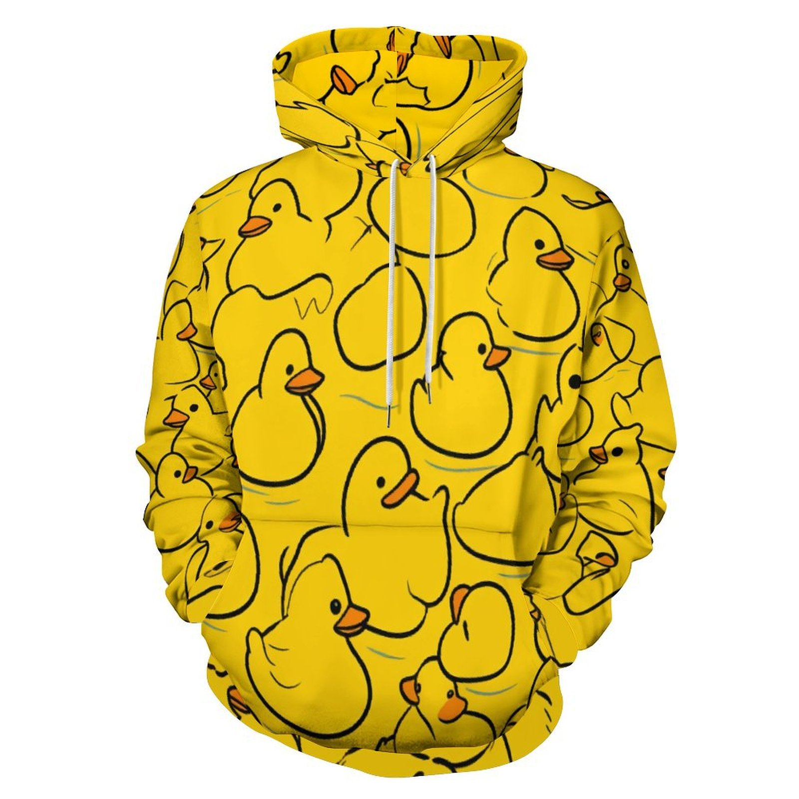 A Big Bunch of Yellow Rubber Ducks-1 3d Sweatshirts Hoodie Fashion ...