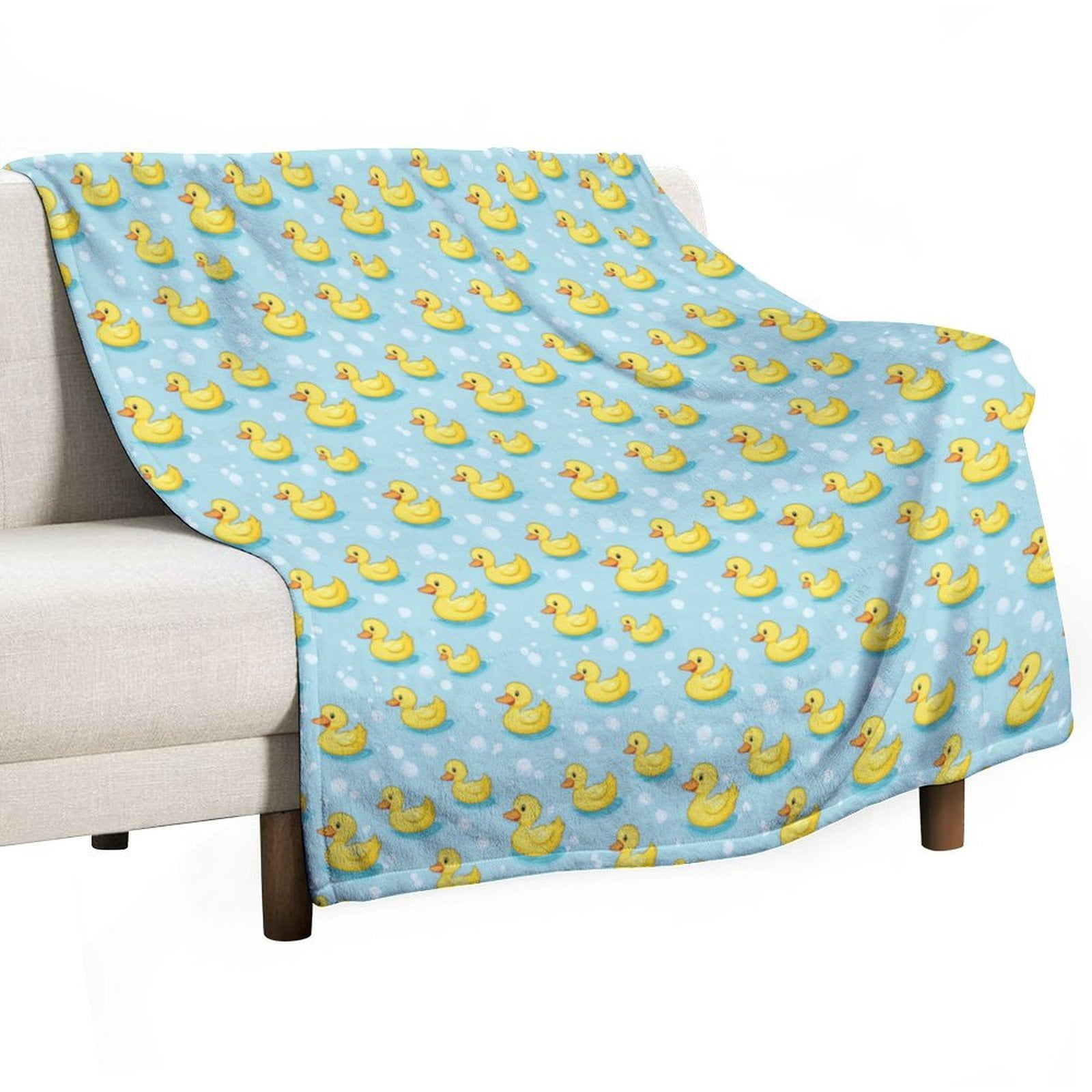 A Big Bunch of Yellow Rubber Ducks Blanket Soft Throw Warm Lightweight ...