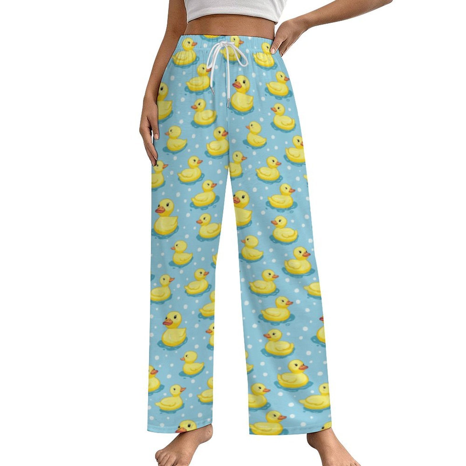 A Big Bunch of Yellow Rubber Ducks Pajama Pants Comfortable Elastic ...