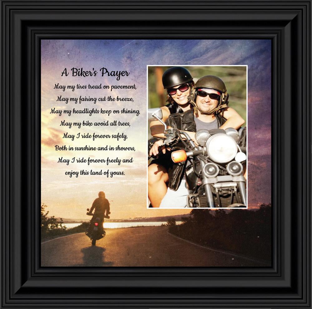 A Biker's Prayer, Gift for Motorcycle Riders, Inspirational Bike ...