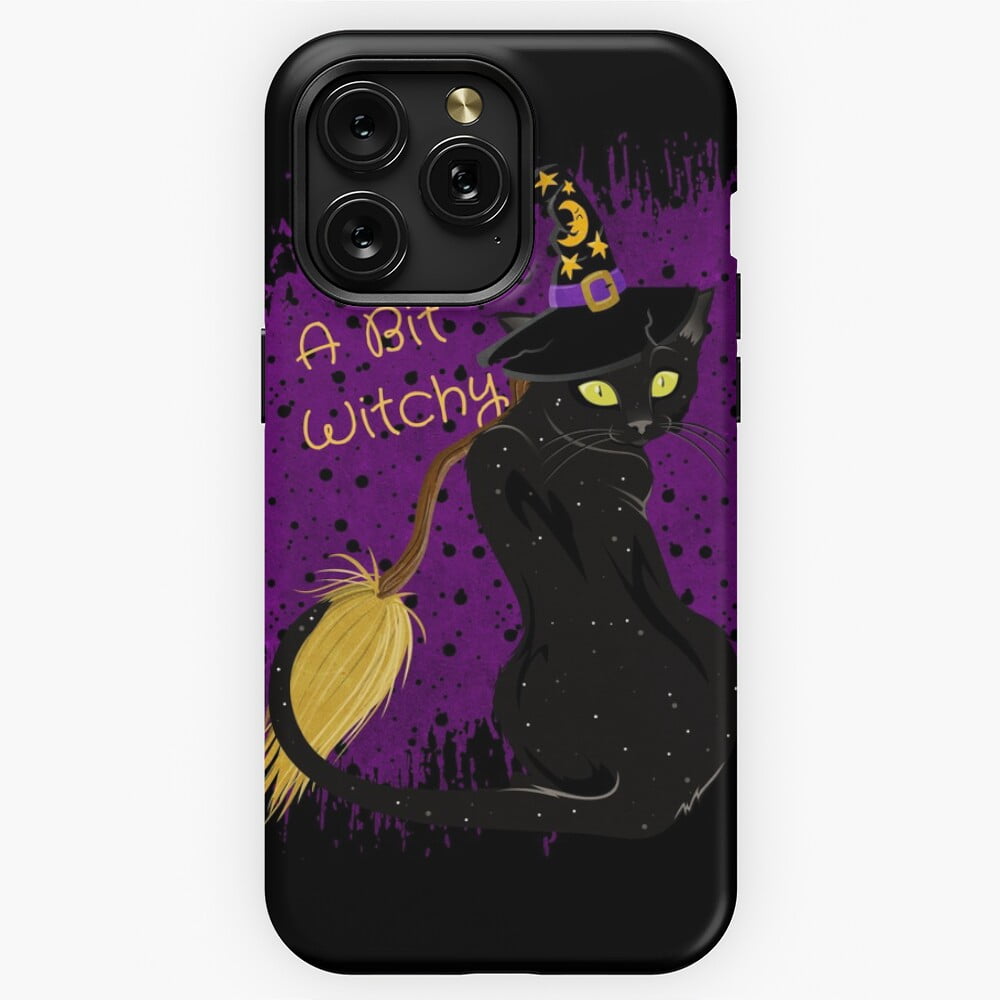 A Bit Witchy Magical Aesthetic Halloween Art iPhone Case 17 16 15 14 13 ...