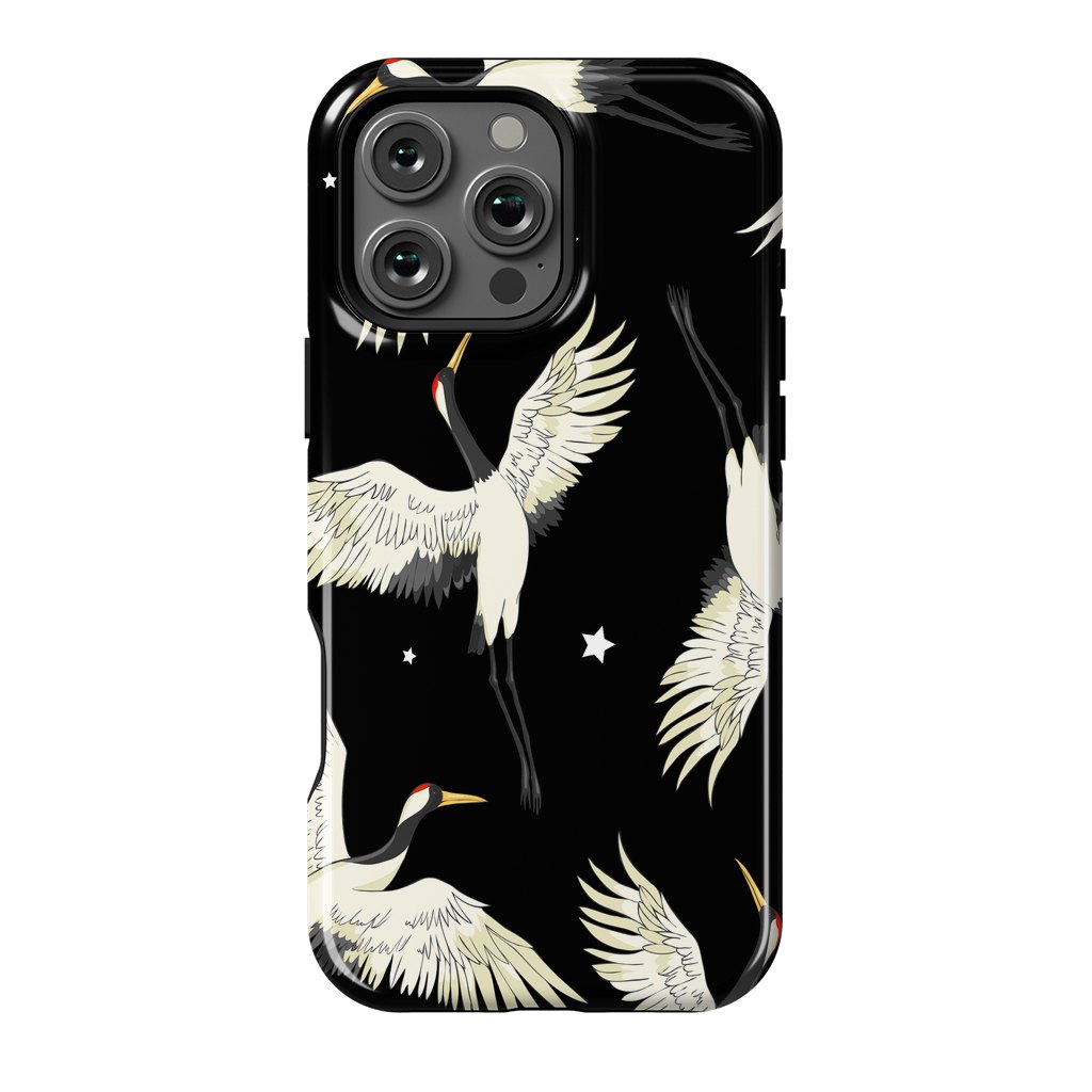 A Black And White Birds Themed Elegant And Simple Tough Case for iPhone ...