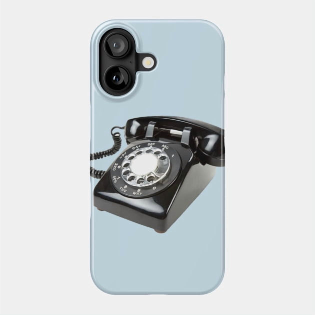 A "Black Rotary Phone" with a Vintage and Nostalgic Communication Case ...