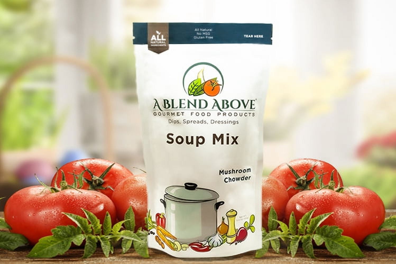 A Blend Above Mushroom Chowder Dry Ingredient Mix, 5.4 Oz Packet ...