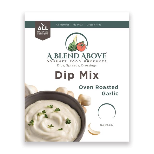A Blend Above Oven Roasted Garlic Dip Mix, 1 oz, (3 Pack), Gluten-Free ...
