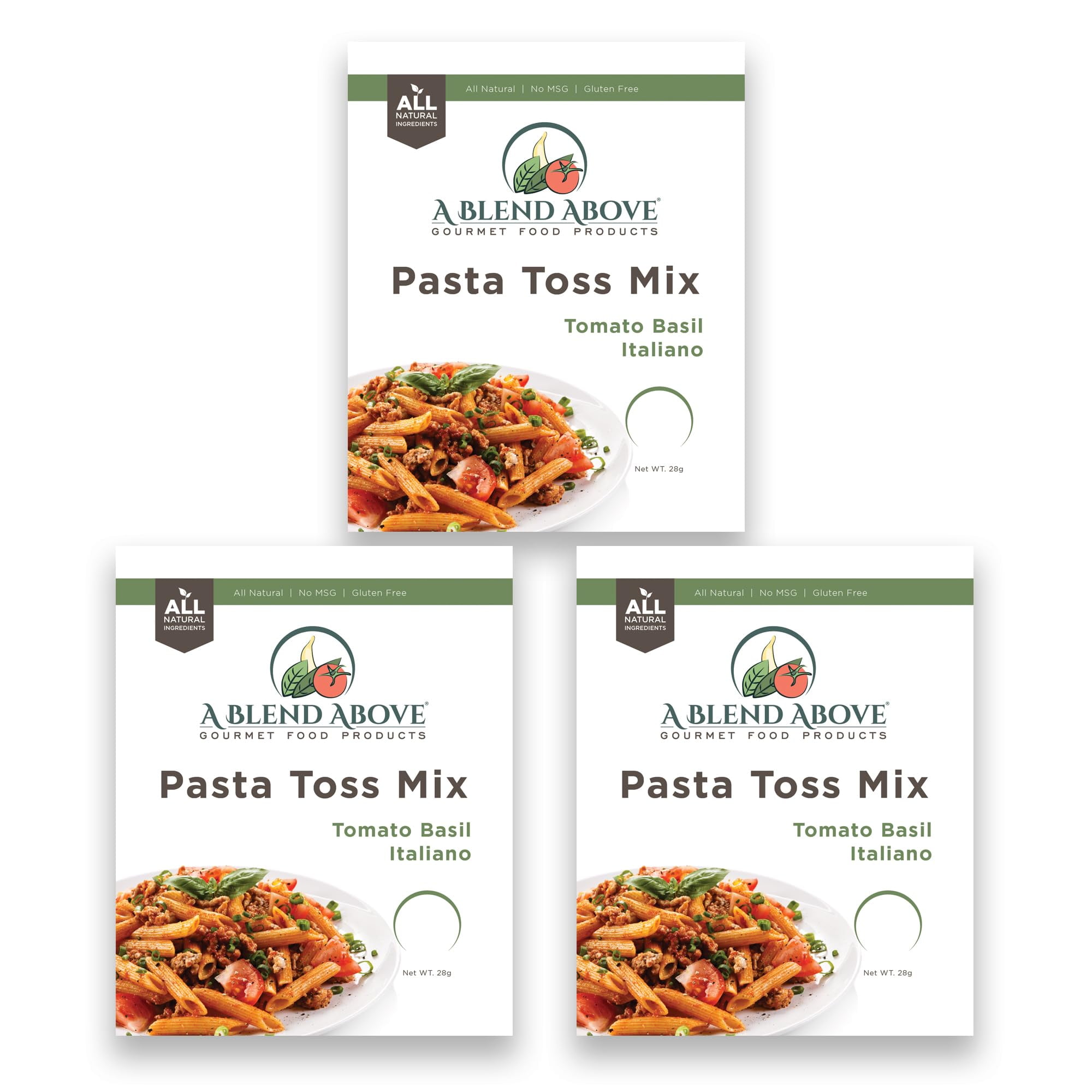 A Blend Above Tomato DHF10 Basil Italiano Pasta Mix, Noodle Toss Mix ...