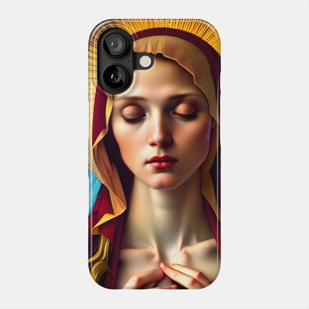 A Blessed Virgin Mary Prayer Hands with a Catholic Religious Case for ...