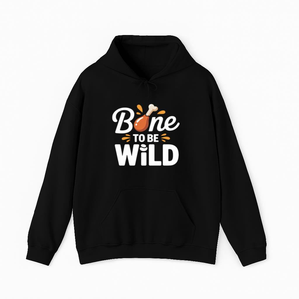 A Bone To Be Wild Turkey Leg Family Thanksgiving Food Graphic Pullover ...
