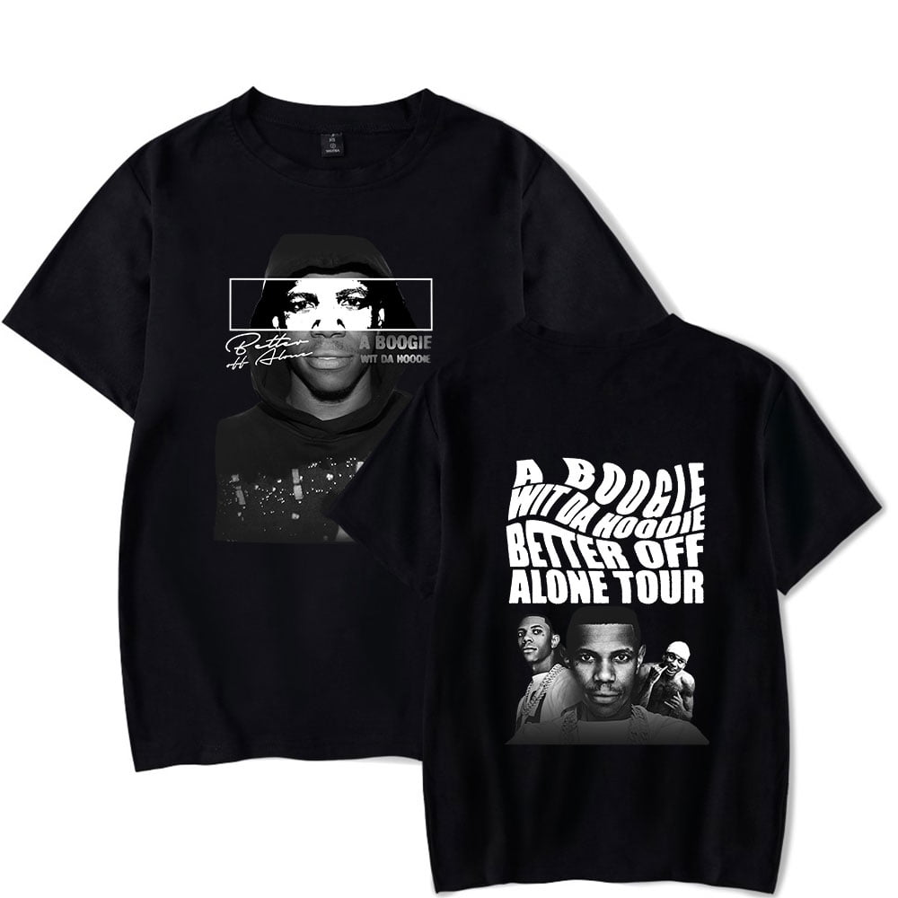 A Boogie Wit Da Hoodie Merch Better off Alone Tour T-shirt Women Men ...