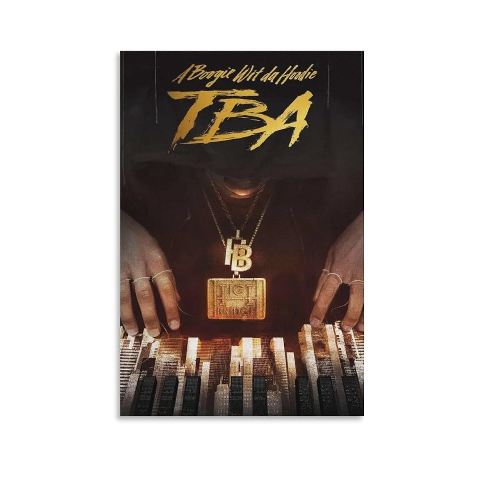 A Boogie Wit Da Hoodie (Tba) Canvas Poster Bedroom Decoration Landscape ...
