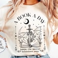 A Book A Day Keeps The Mental Breakdown Away Shirt Funny Book Lover Tee ...