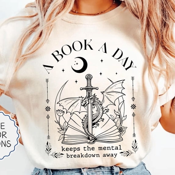 A Book A Day Keeps The Mental Breakdown Away Shirt Funny Book Lover Tee ...