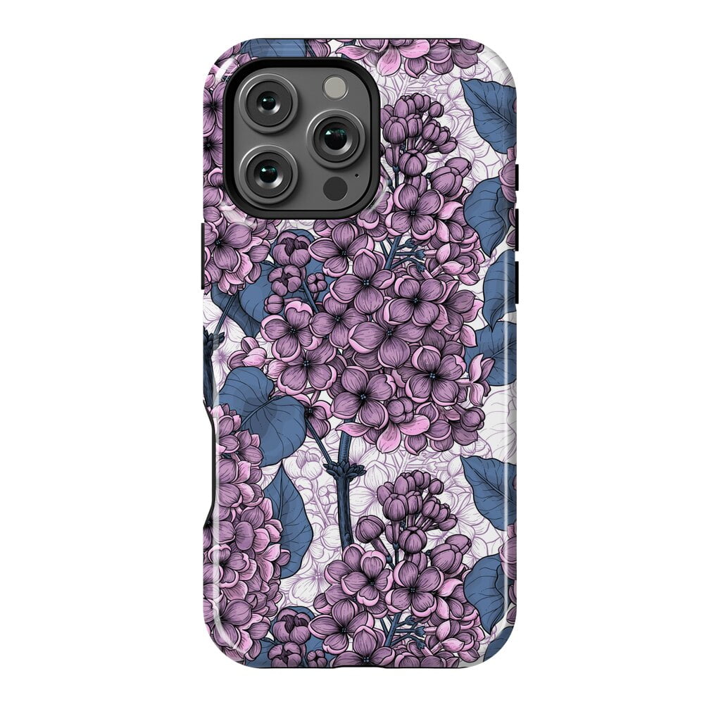 A Bouquet Of Violet Lilacs Themed Floral And Delicate Tough Case for ...
