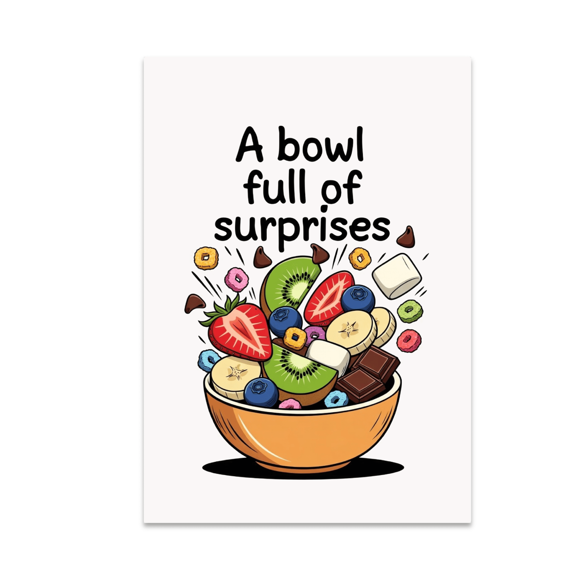 A Bowl Full of Surprises - Food Enthusiast - 13x19 Poster Print ...