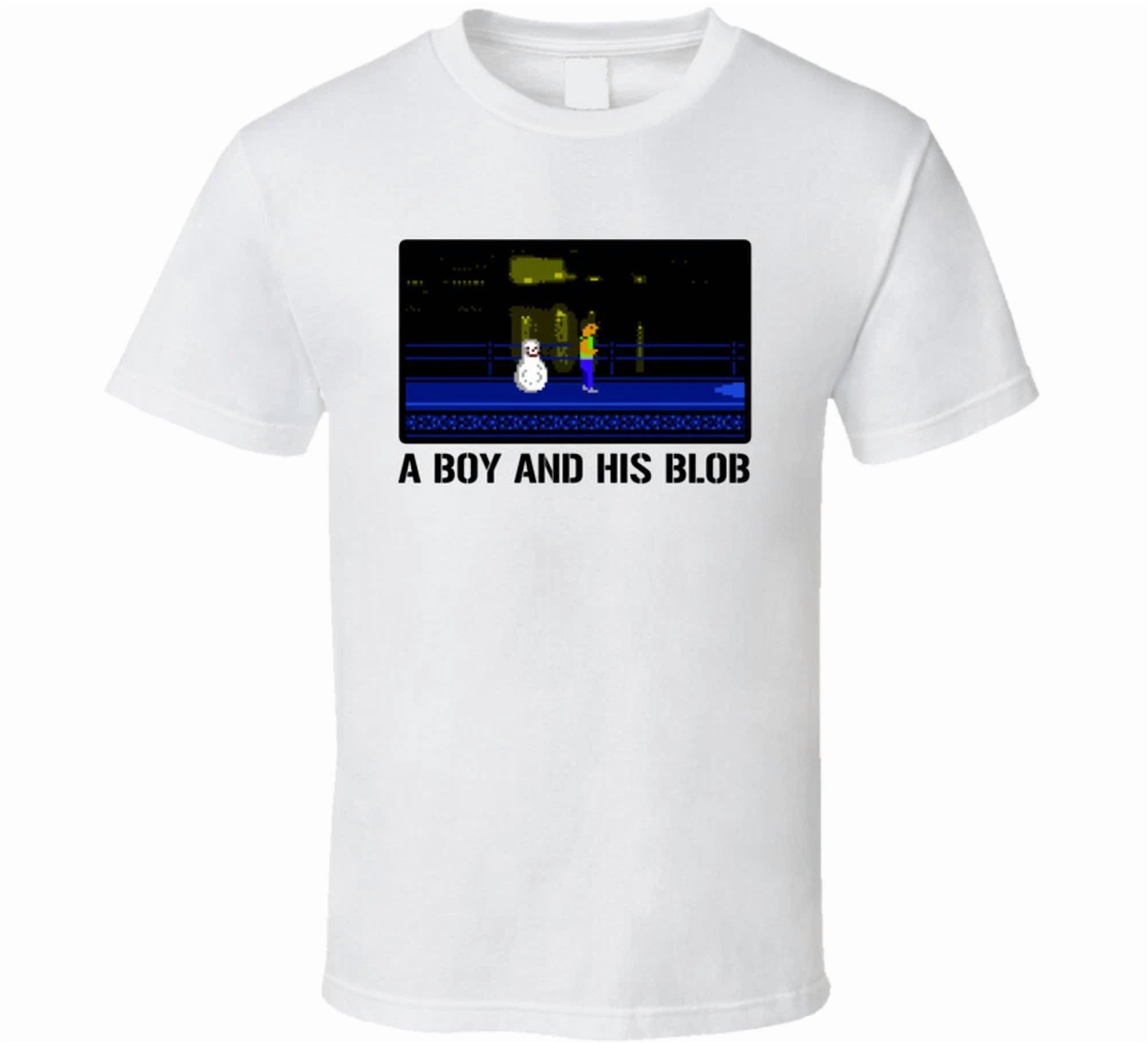 A Boy And His Blob Video Game Classic Retro Fan T Shirt - Walmart.com