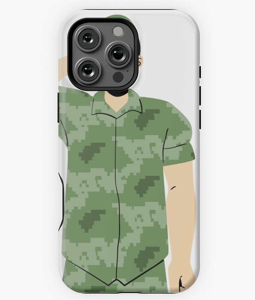 A Brave Soldier Military Phone Case for iPhone 16 15 14 13 12 11 Pro ...
