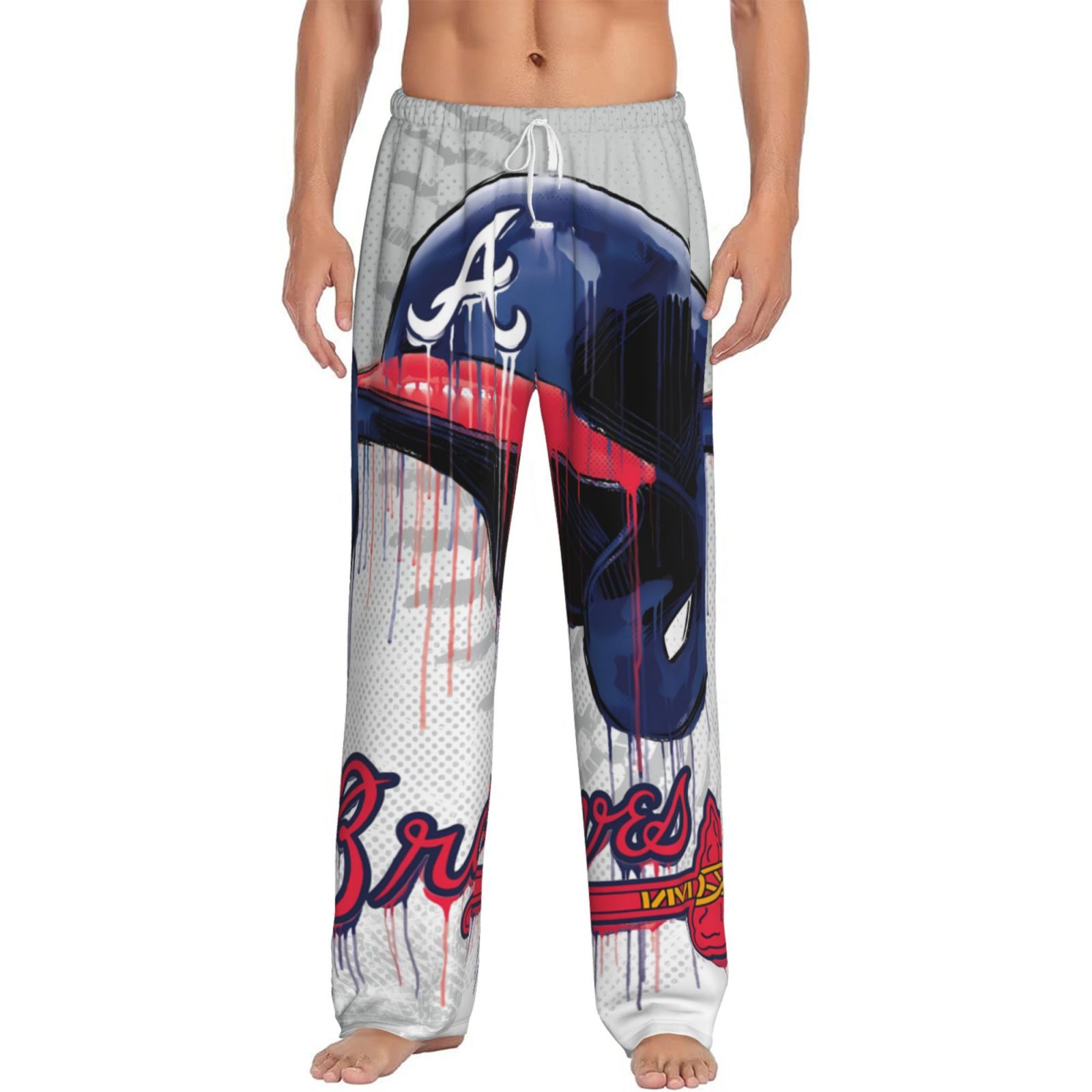 A_Braves Customized New Casual Men'S Home Pants Baseball Team Theme ...